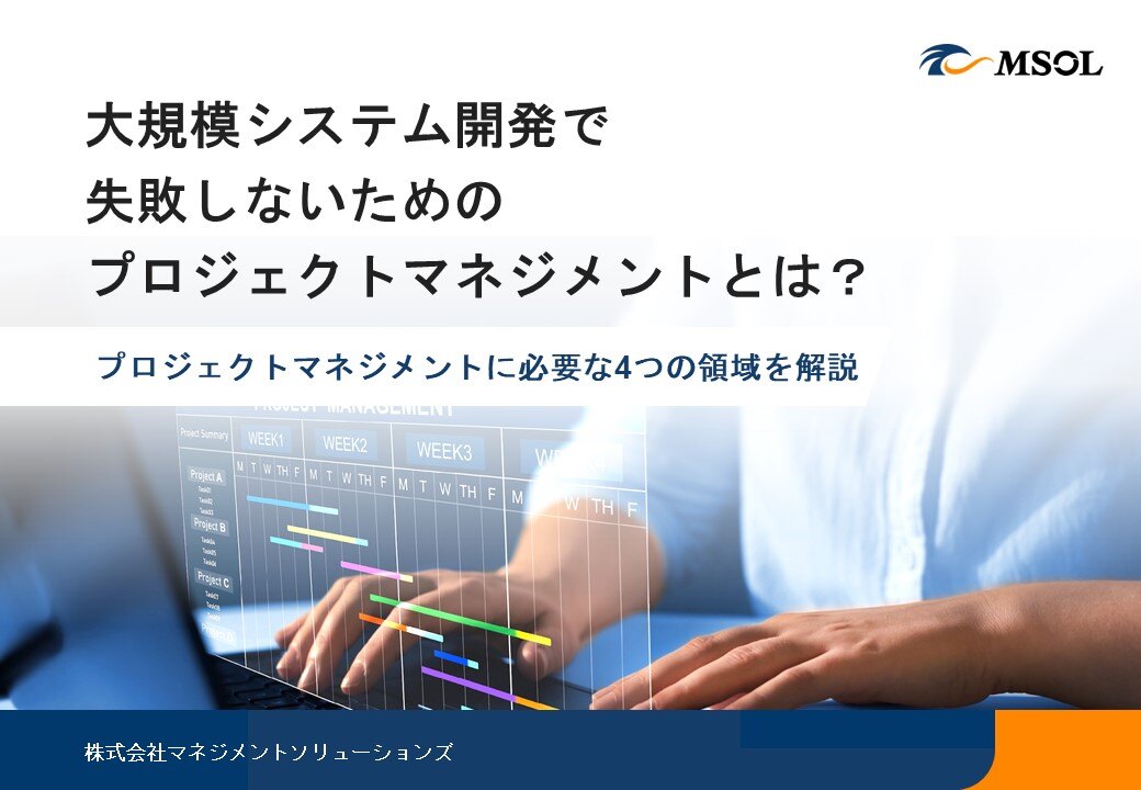 資料ダウンロード｜マネジメントソリューションズ（MSOL）サービスサイト